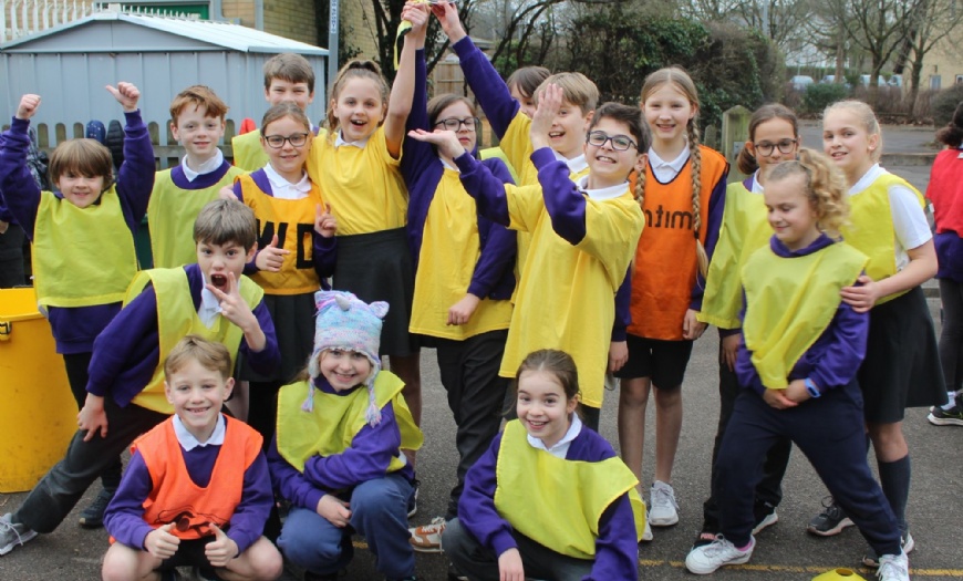 Heatherside Junior School - Pancake Race Winners!
